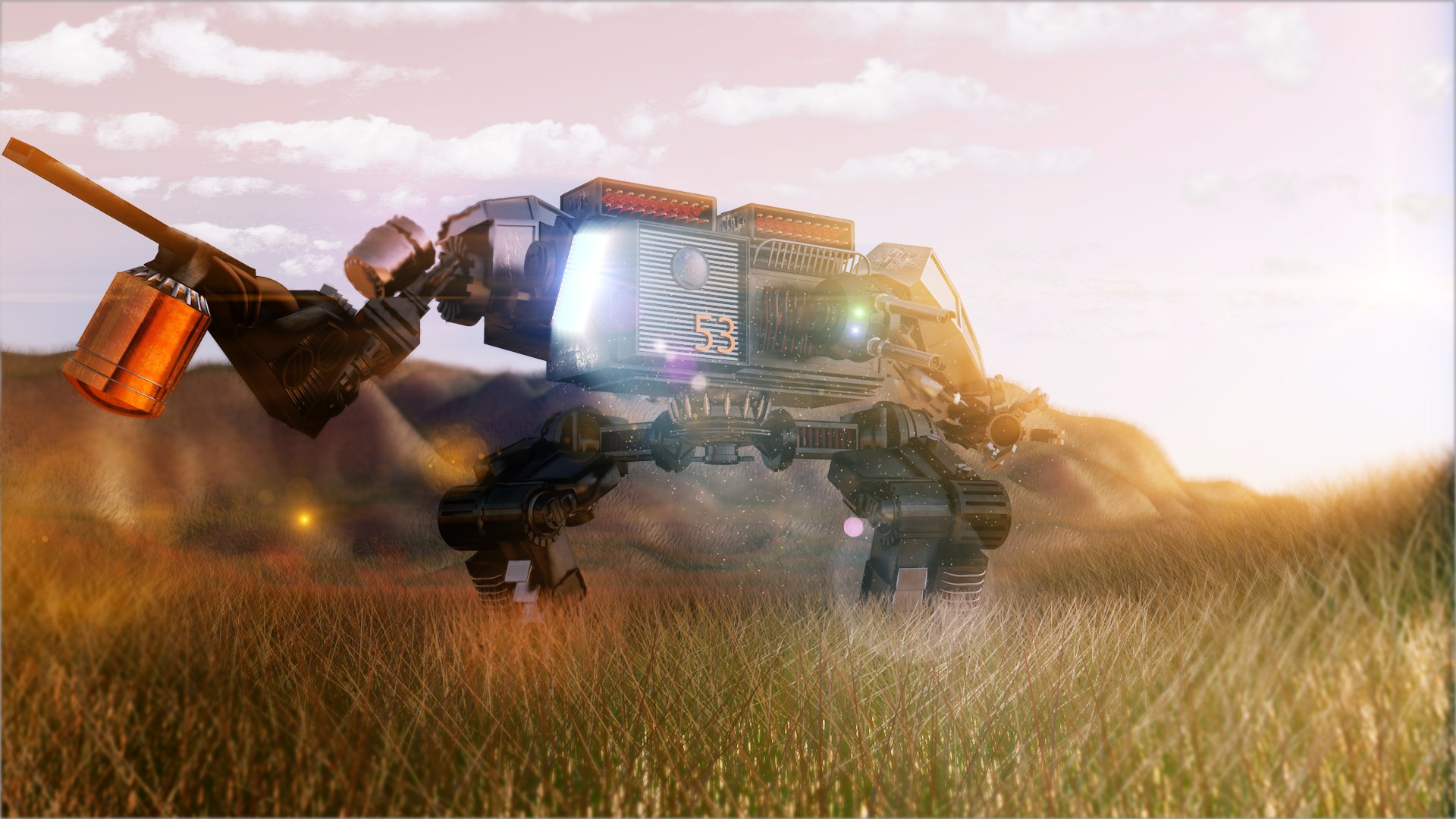 3d Mech War