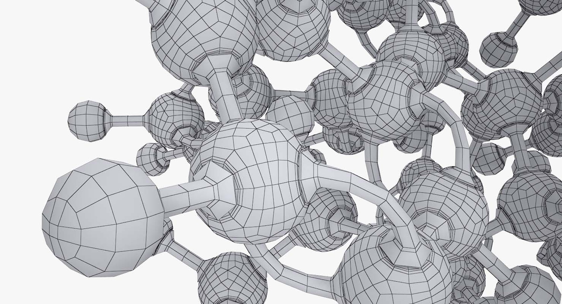 3d Tetrakis Palladium 0 Molecule Model