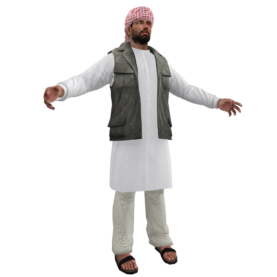 3d Arab Man