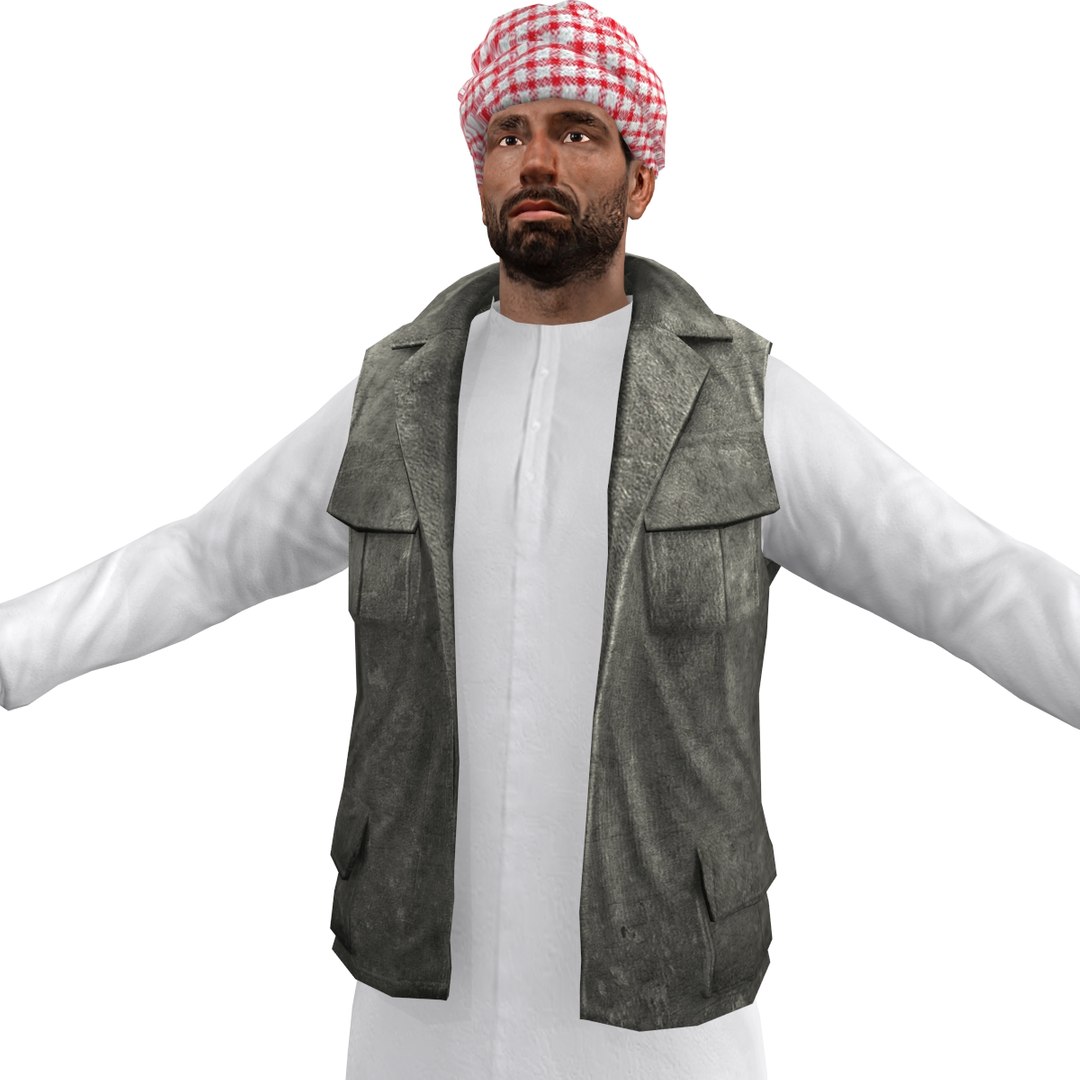 3d Arab Man