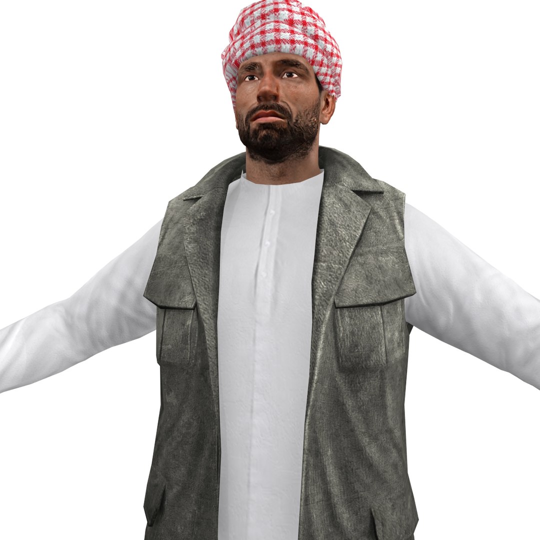 3d Arab Man