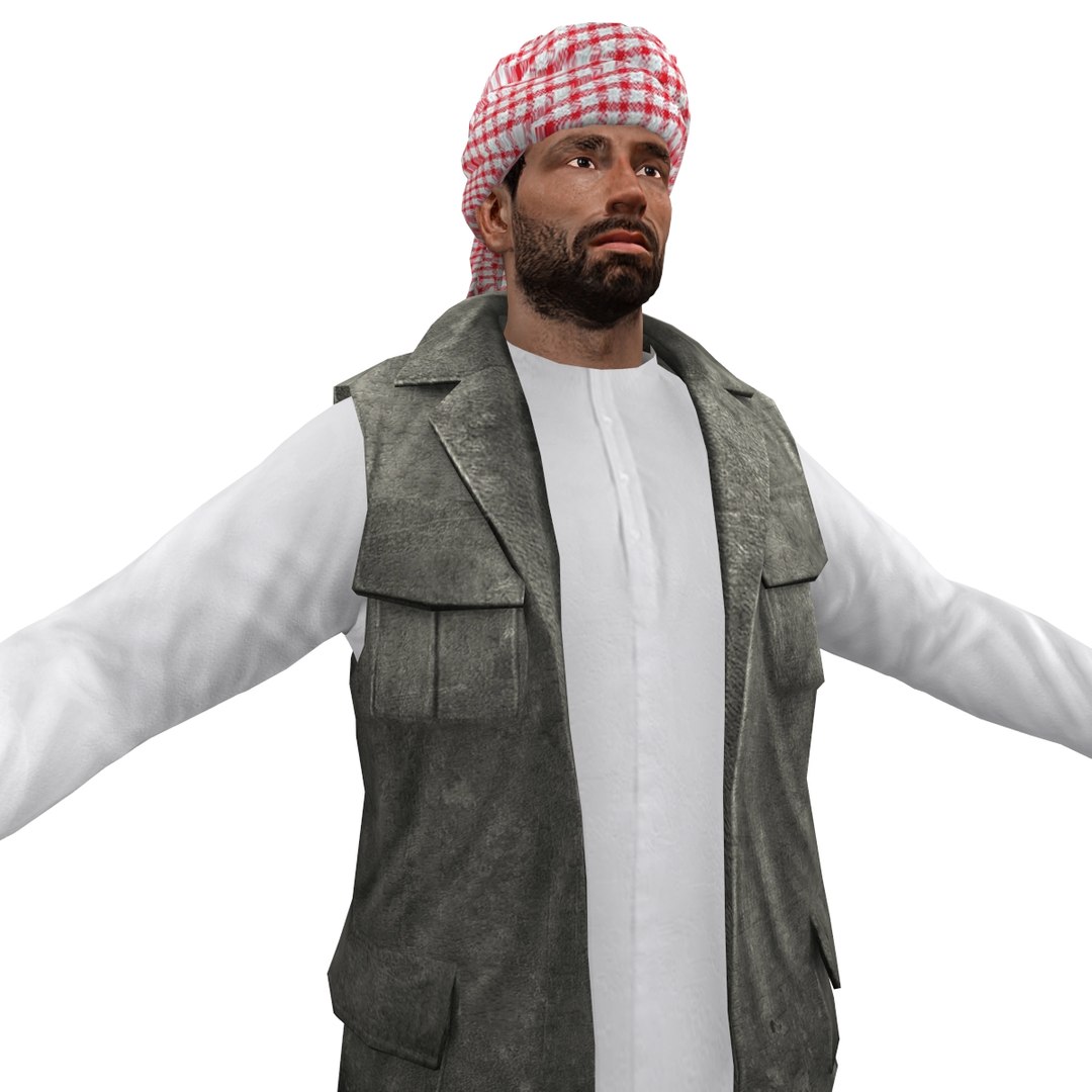 3d Arab Man