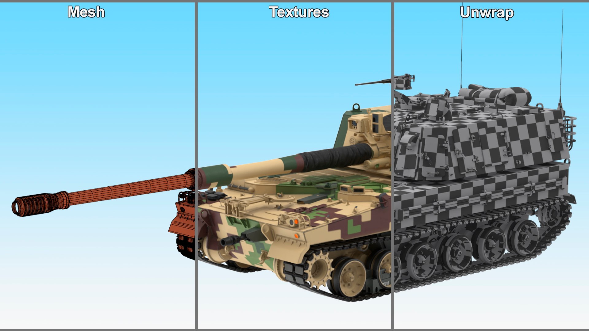 3D Self Propelled Howitzer K9 Thunder Rigged For Maya Model - TurboSquid 2328238