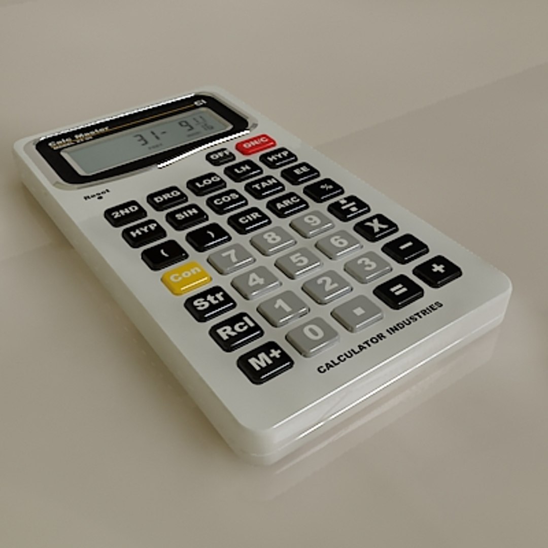 maya electronic tv calculator