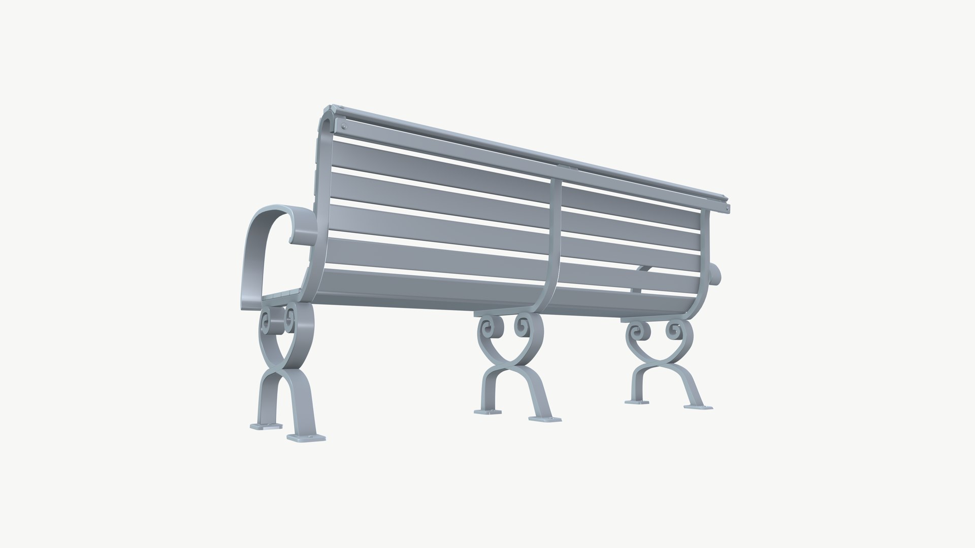 3D Bench Model - TurboSquid 2397610