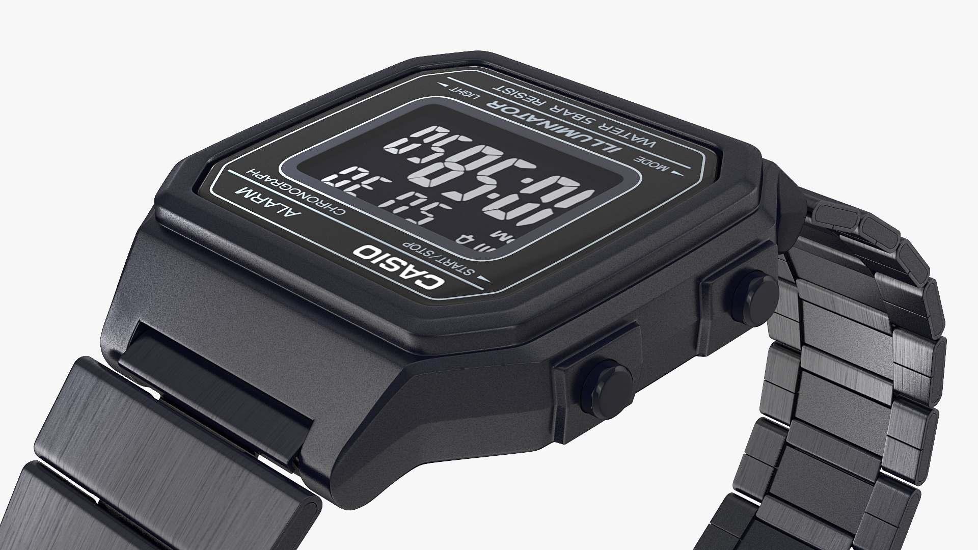 3D Model Casio B650wd-1a Black - TurboSquid 1451100