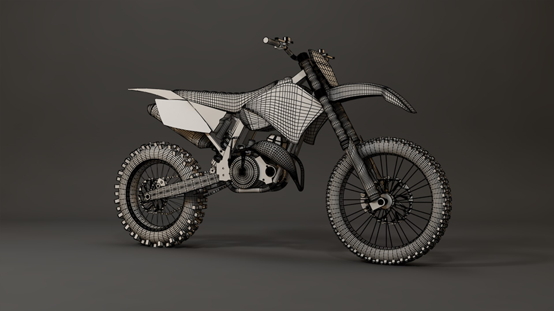 Ktm Dirt Bike 3D Model - TurboSquid 1539906