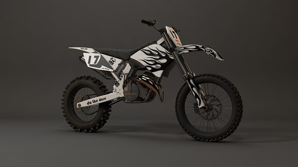 3D dirt bike model - TurboSquid 1705167