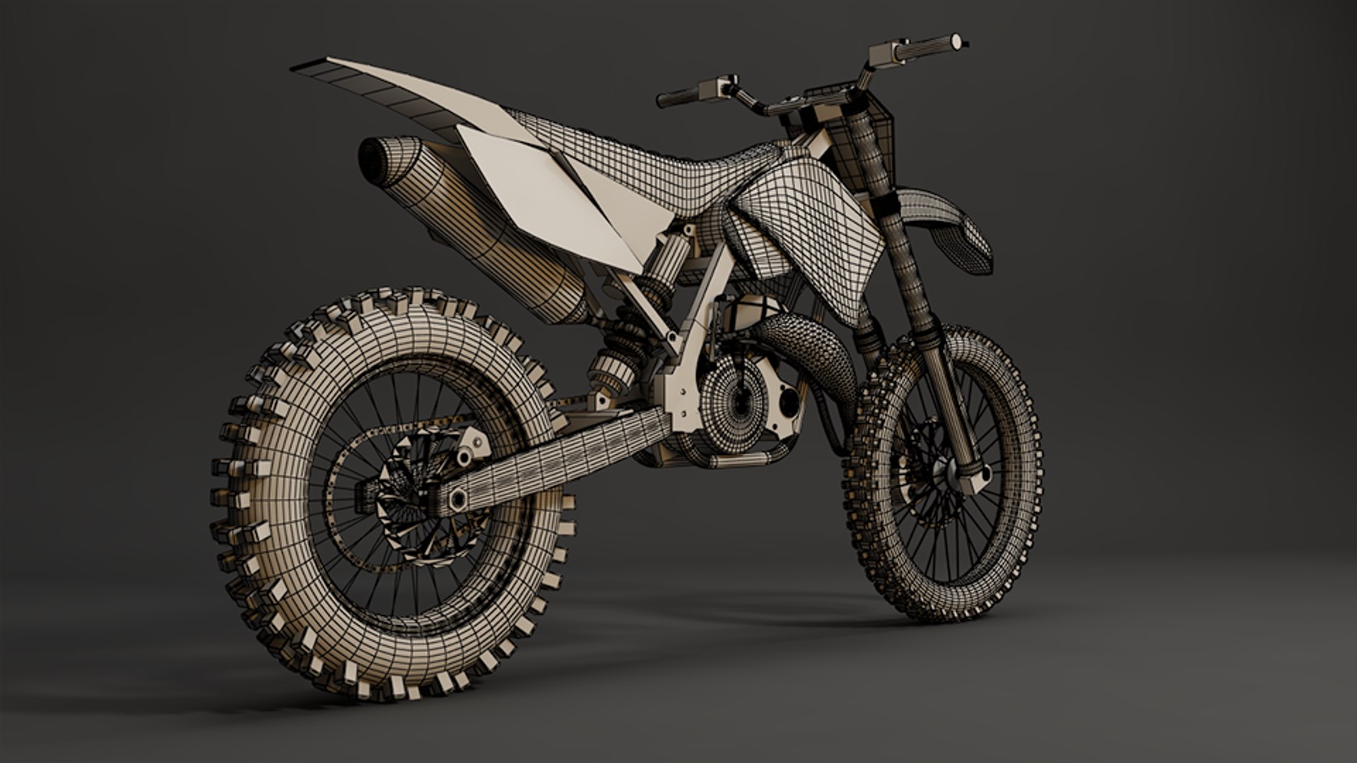Ktm Dirt Bike 3D Model - TurboSquid 1539906