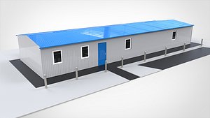 3d model portacabin cabin
