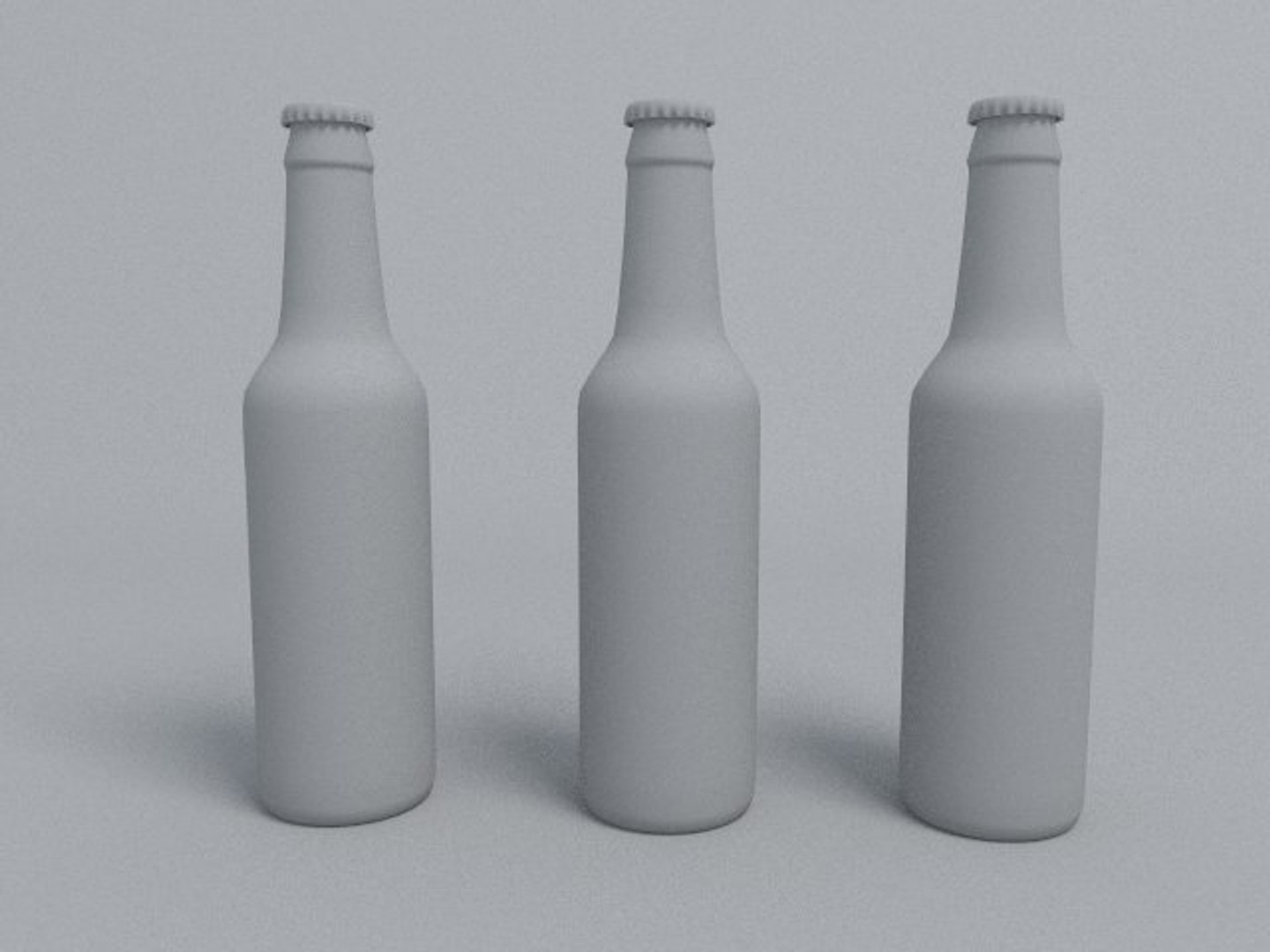 3d Beer Bottle Model