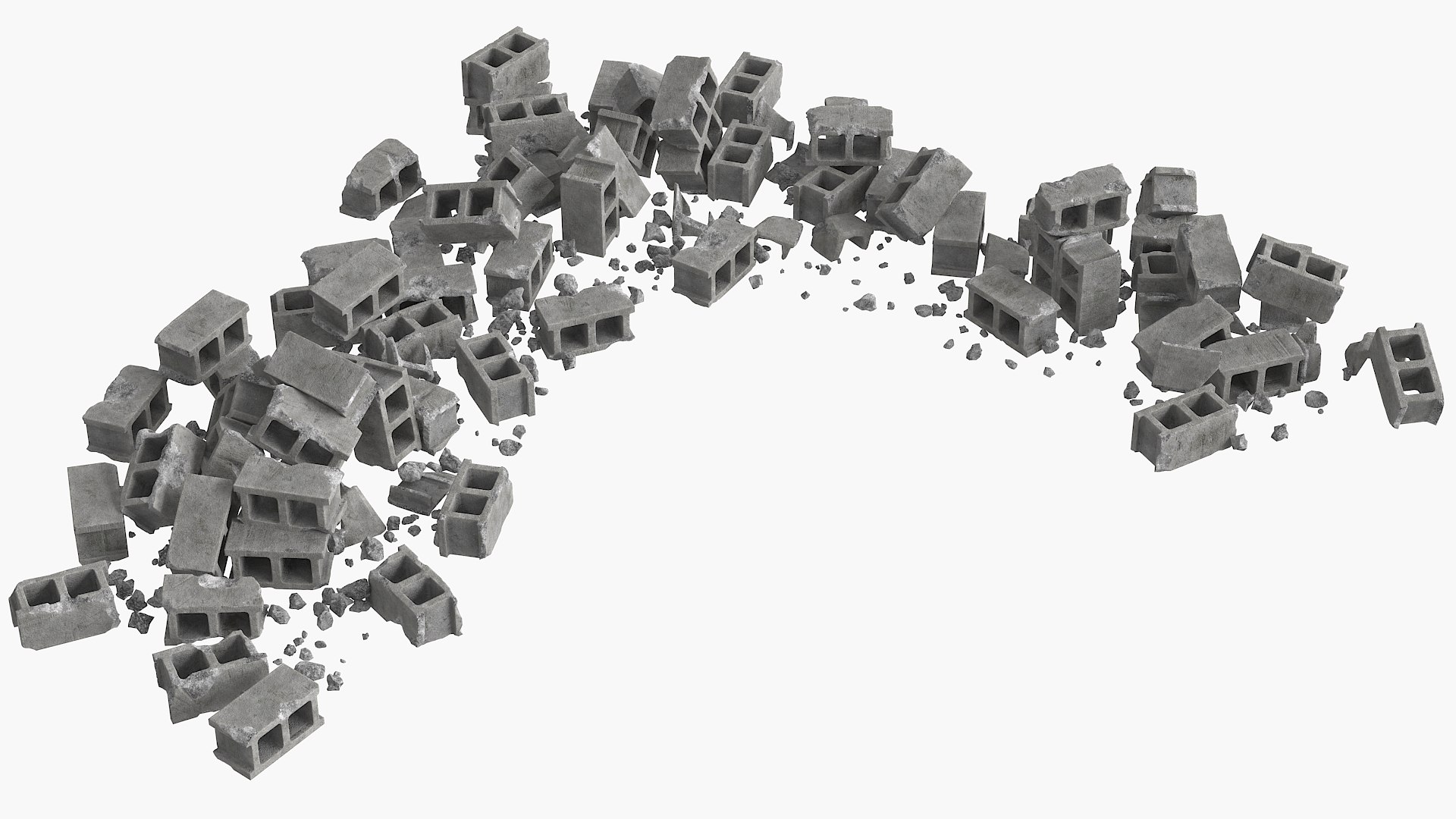 Concrete Block Debris 2 model - TurboSquid 2134815