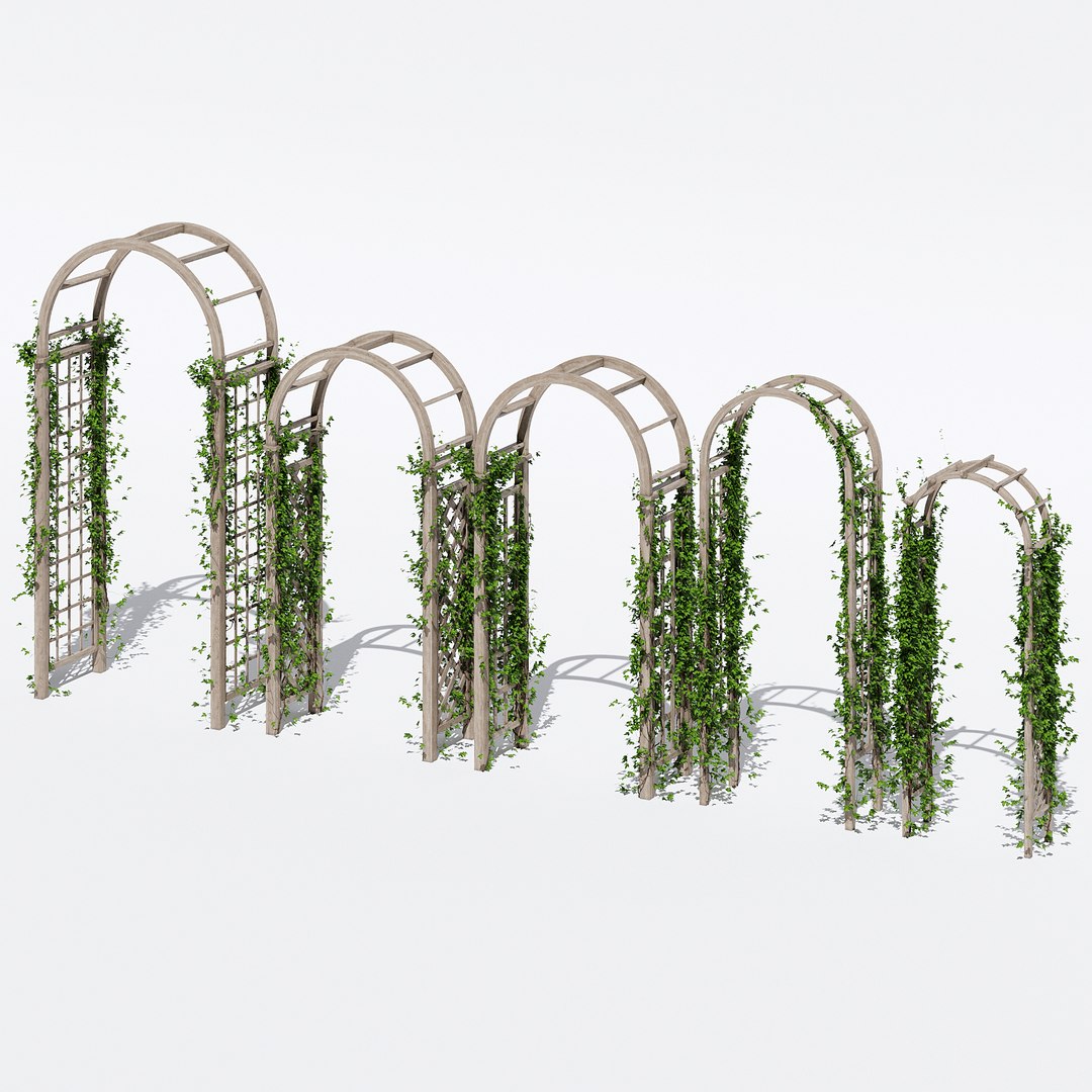 3D Garden Arches - TurboSquid 1272368