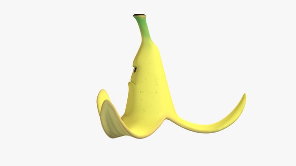 modelo 3d Giant Banana Mario Kart - Activos de Super Mario - TurboSquid ...