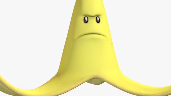 modelo 3d Giant Banana Mario Kart - Activos de Super Mario - TurboSquid ...