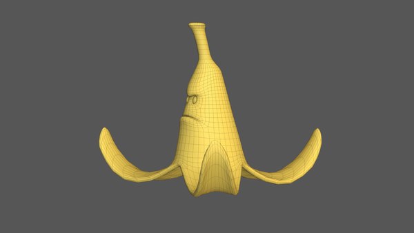 modelo 3d Giant Banana Mario Kart - Activos de Super Mario - TurboSquid ...