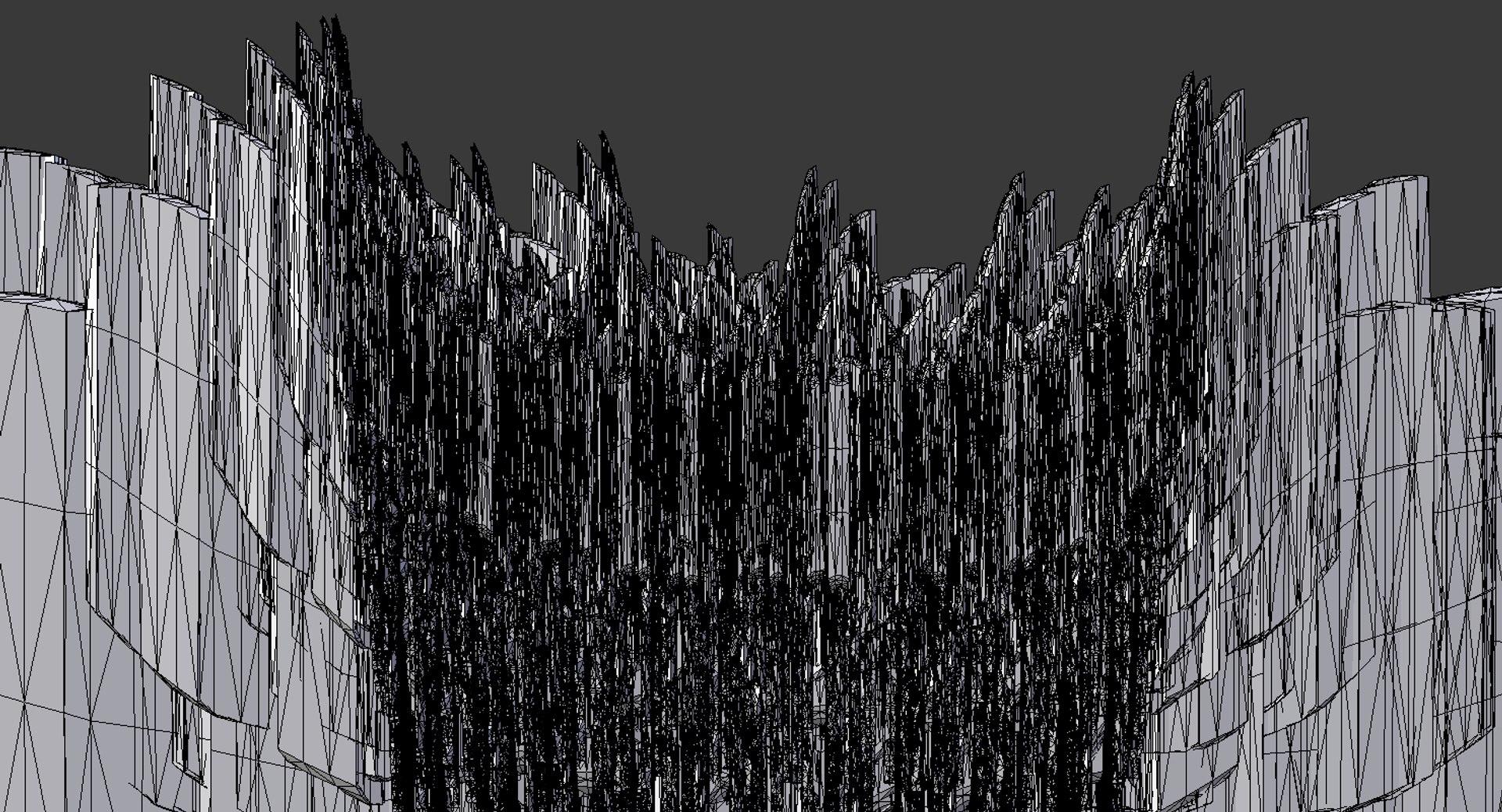 3D Dried Waterfall Wall Art - TurboSquid 1186374