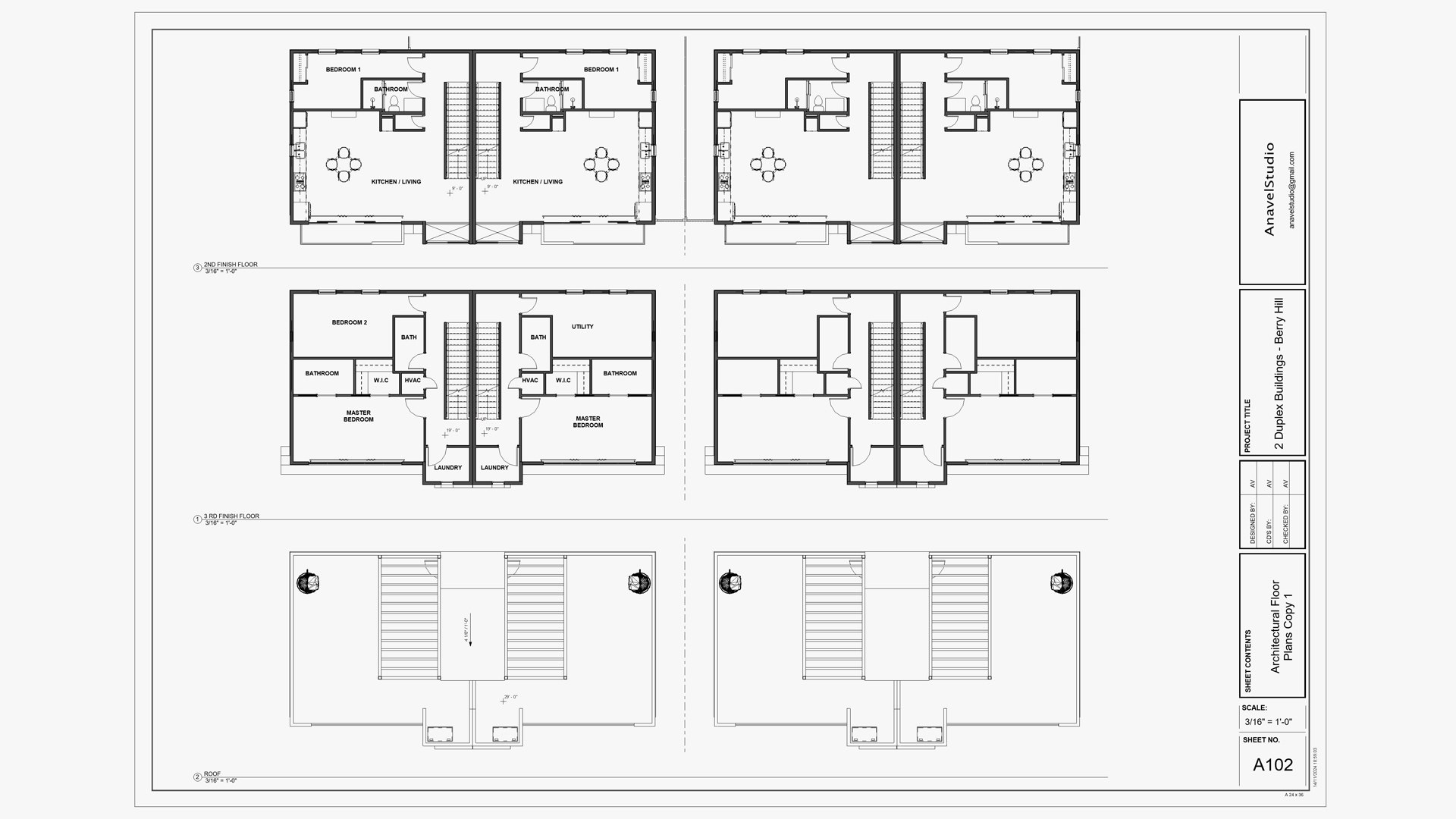 3D Model REVIT 2 Duplex Buildings - TurboSquid 2336969