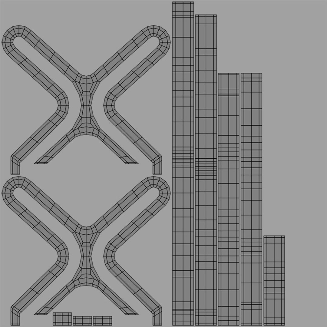 3D Hyperbolic Slot Metal Model - TurboSquid 1947957