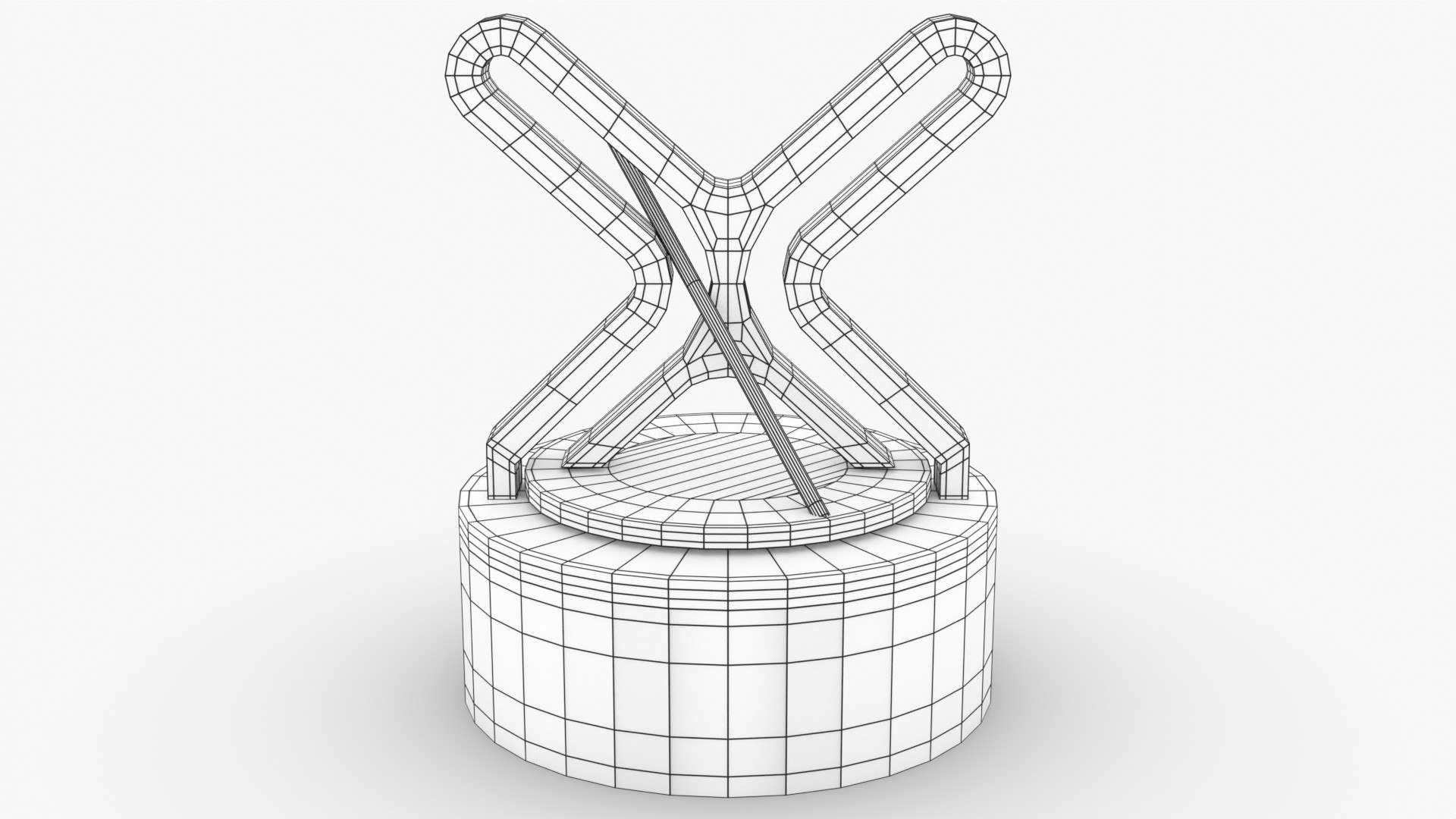 3D Hyperbolic Slot Metal Model - TurboSquid 1947957
