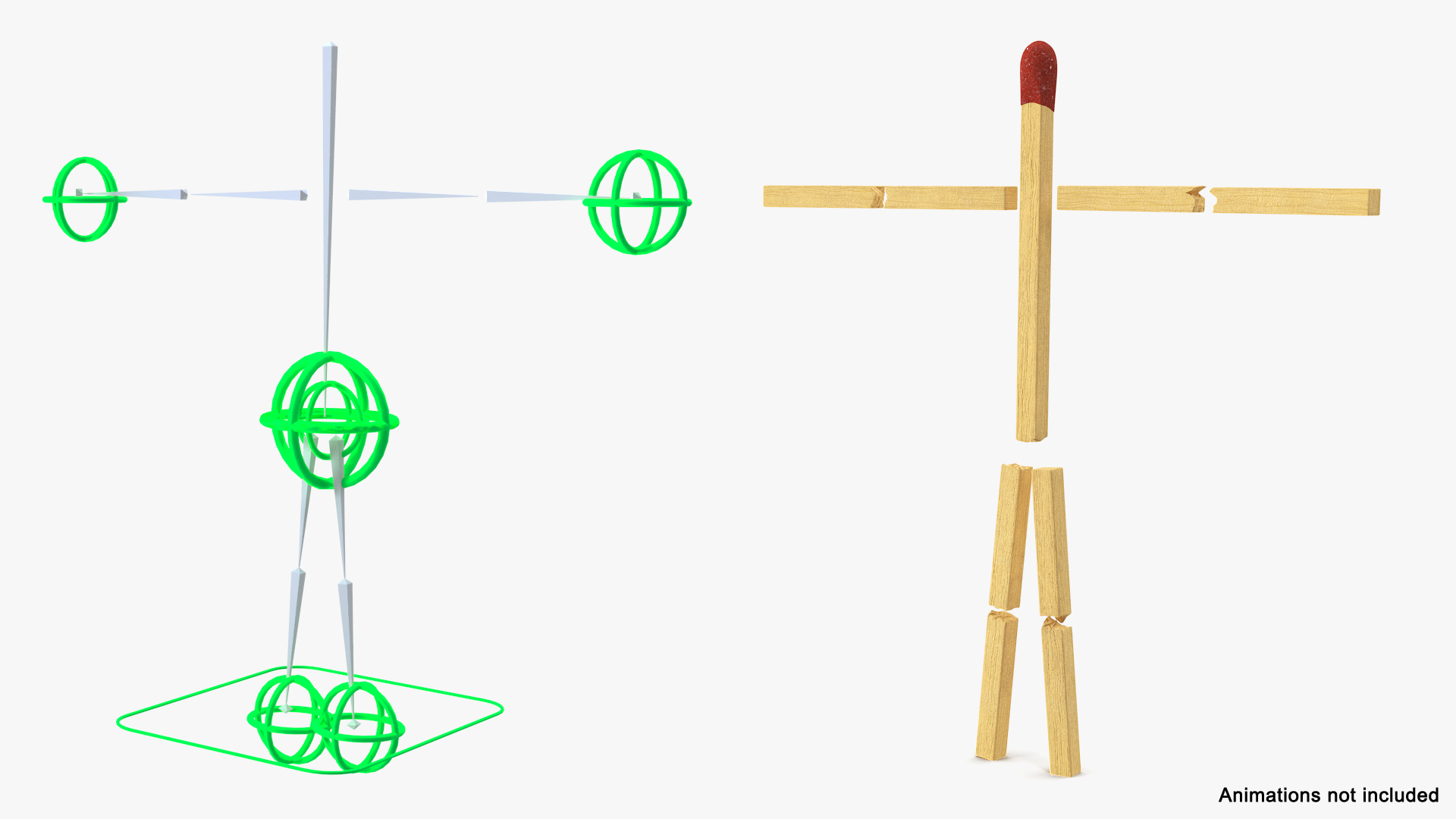 3D Matchstick Man Rigged - TurboSquid 2027734
