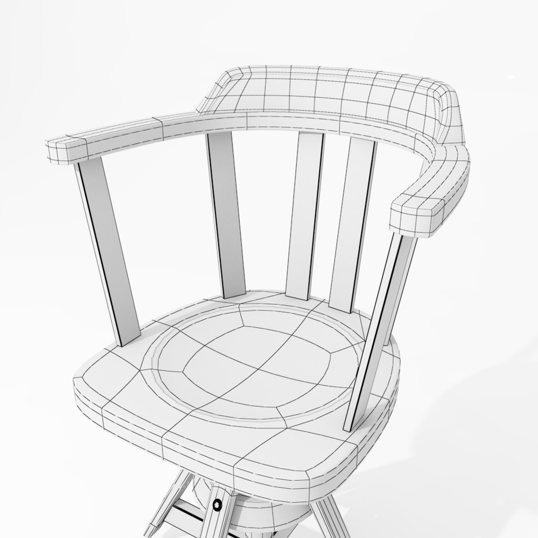 3d Model Ikea Feodor Swivel Chair