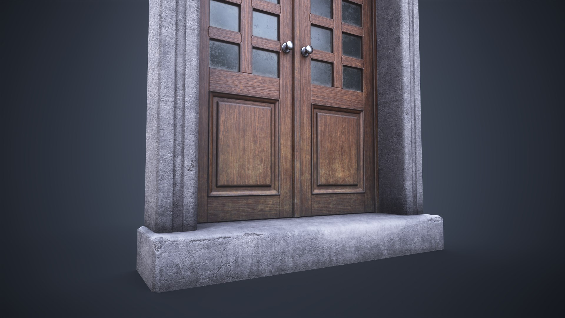 3D model Old front door - TurboSquid 2049266