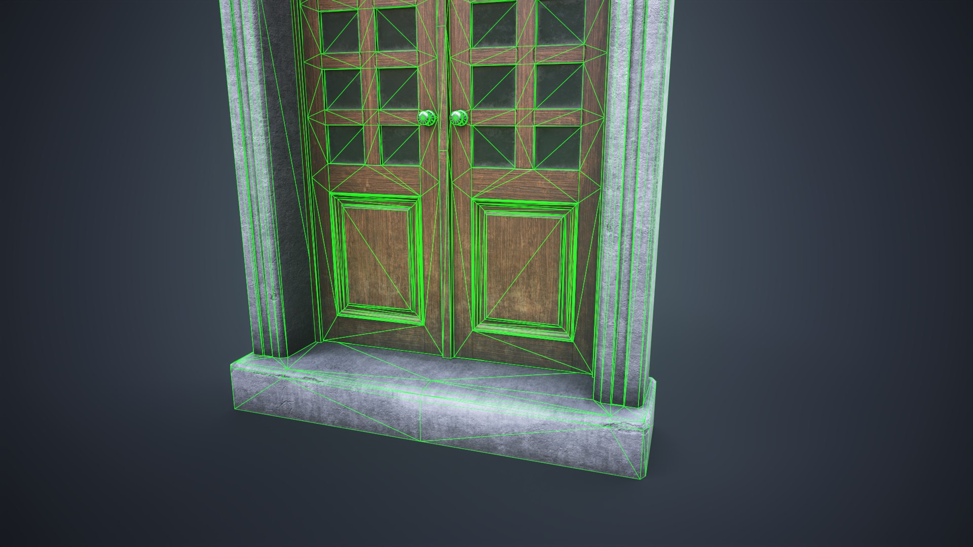 3D model Old front door - TurboSquid 2049266