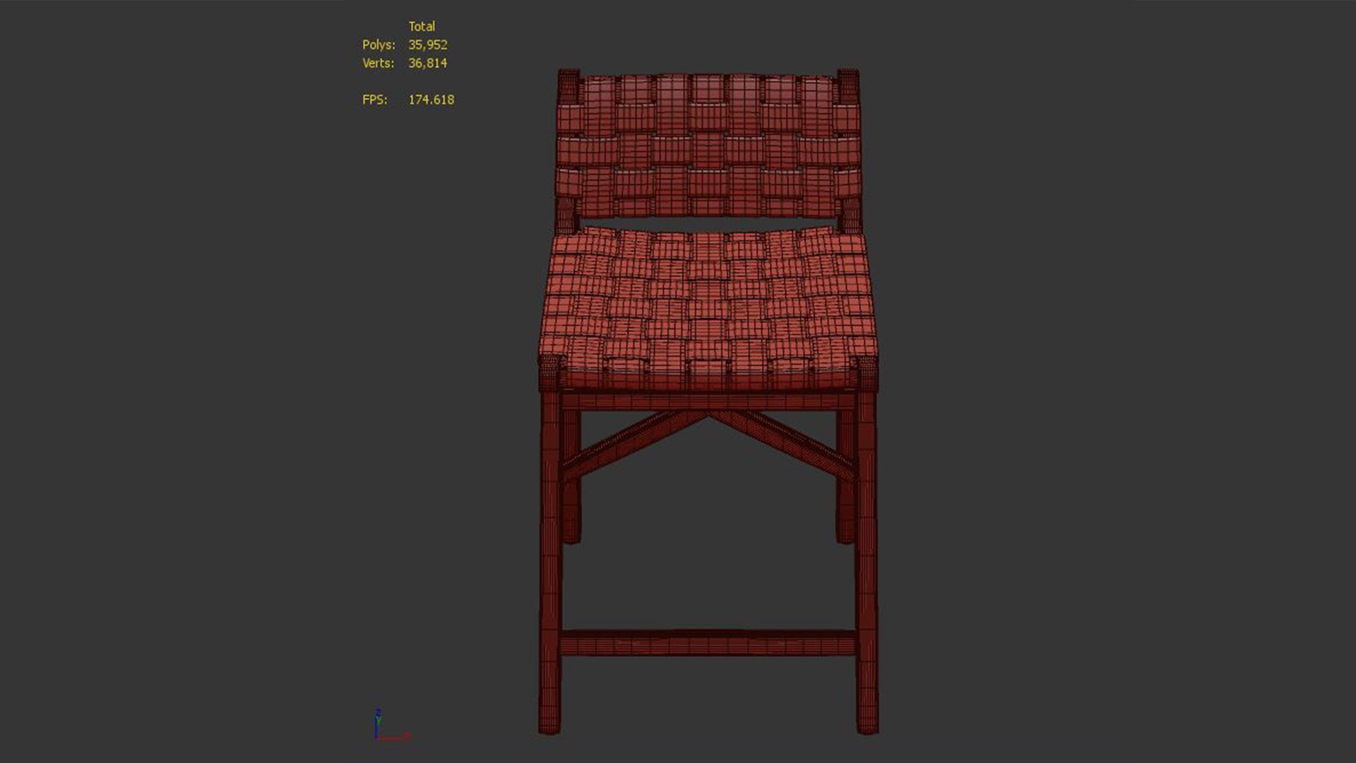 3D Taj White Leather Strap Counter Stool - TurboSquid 1765909