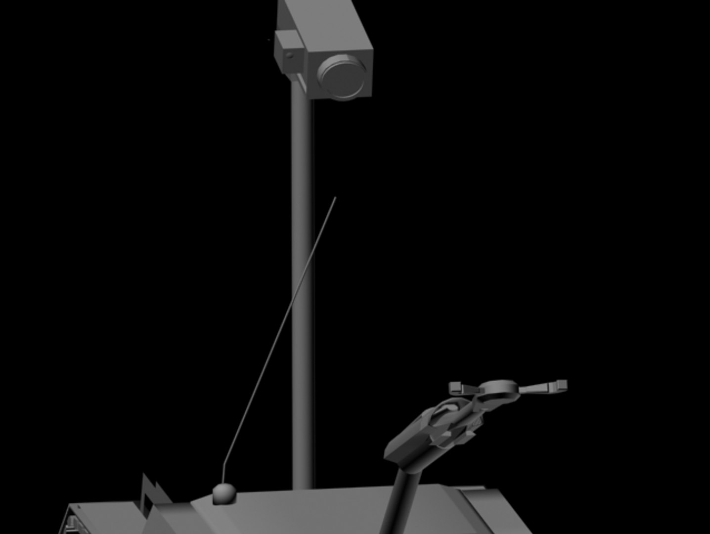 3d Robot Bomb Squad Rover Model