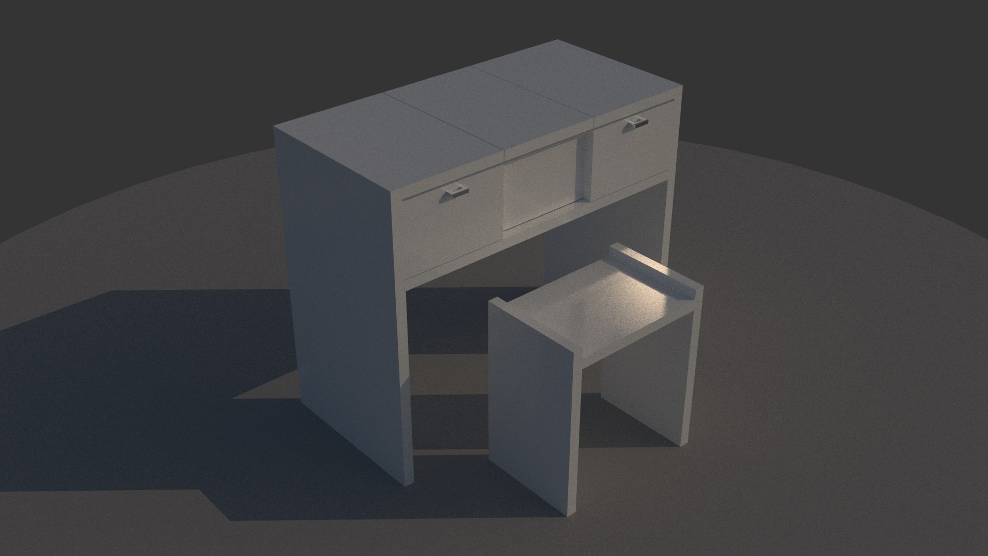 3D make desk model - TurboSquid 1222007