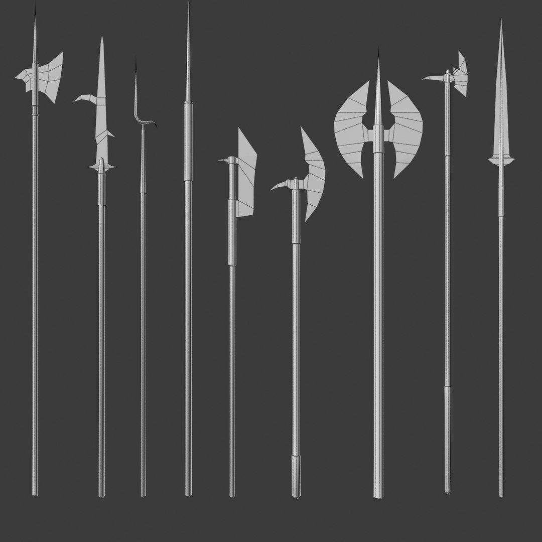 - Medieval Polearm Axe Max