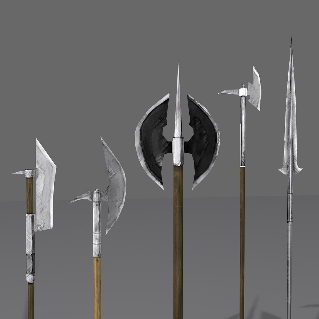- Medieval Polearm Axe Max