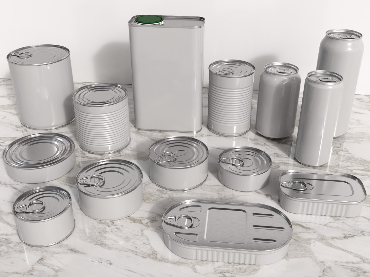 3D Canned Food - TurboSquid 1679603