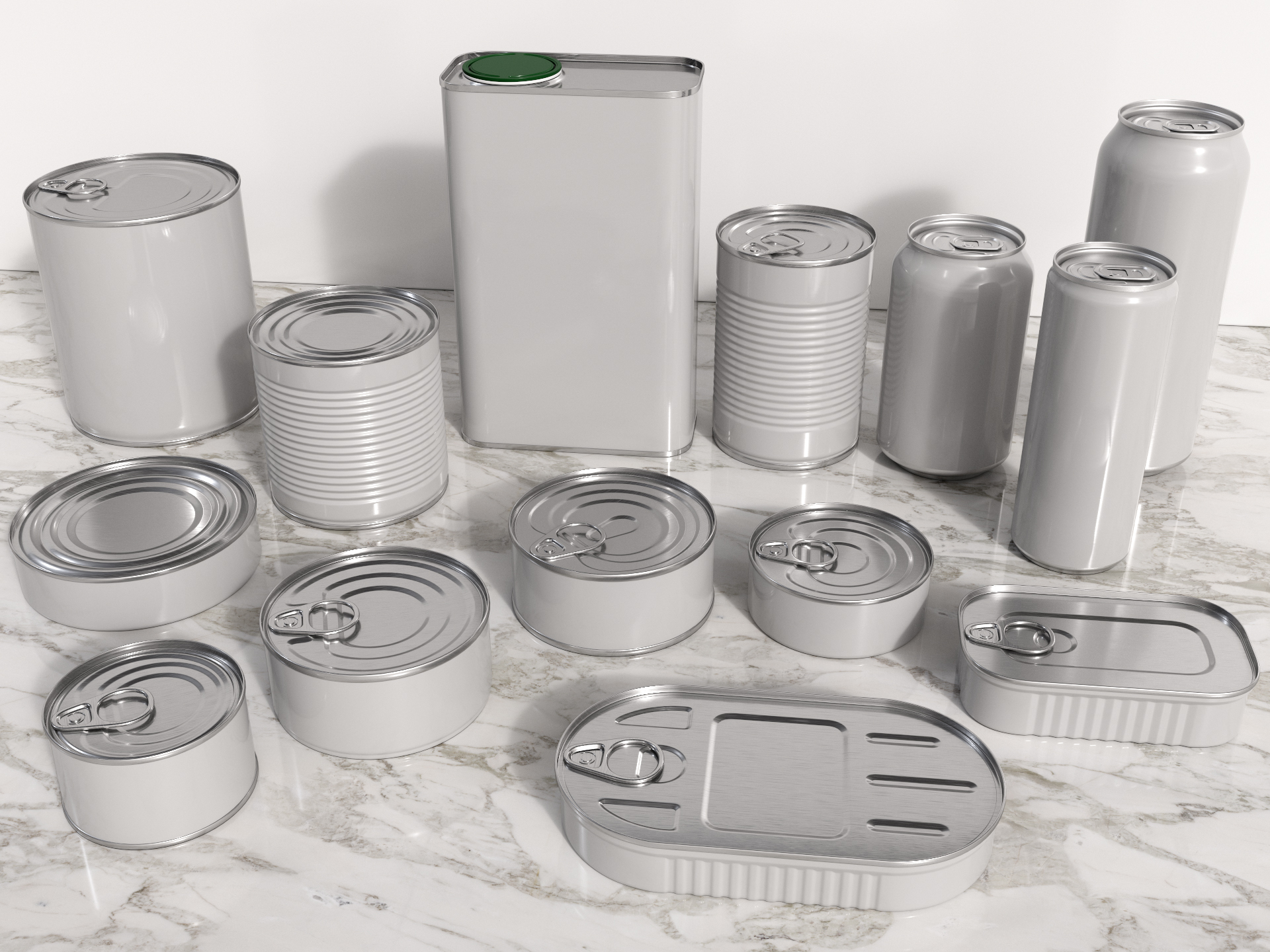 3D canned food - TurboSquid 1679603