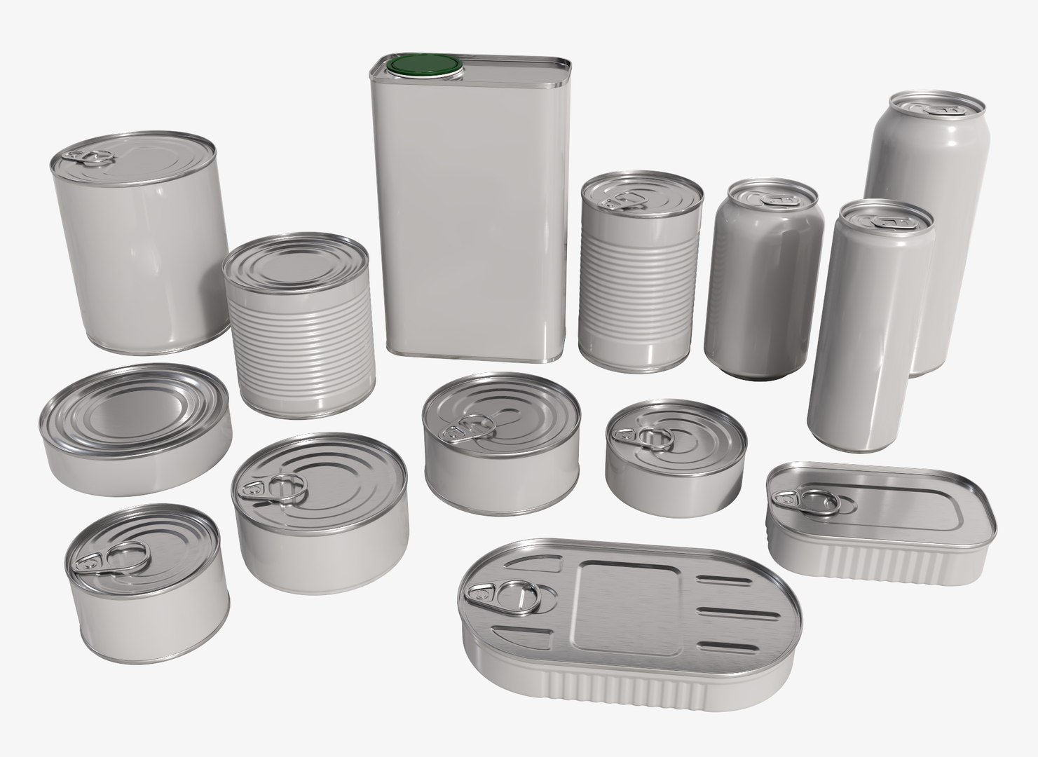 3D Canned Food - TurboSquid 1679603