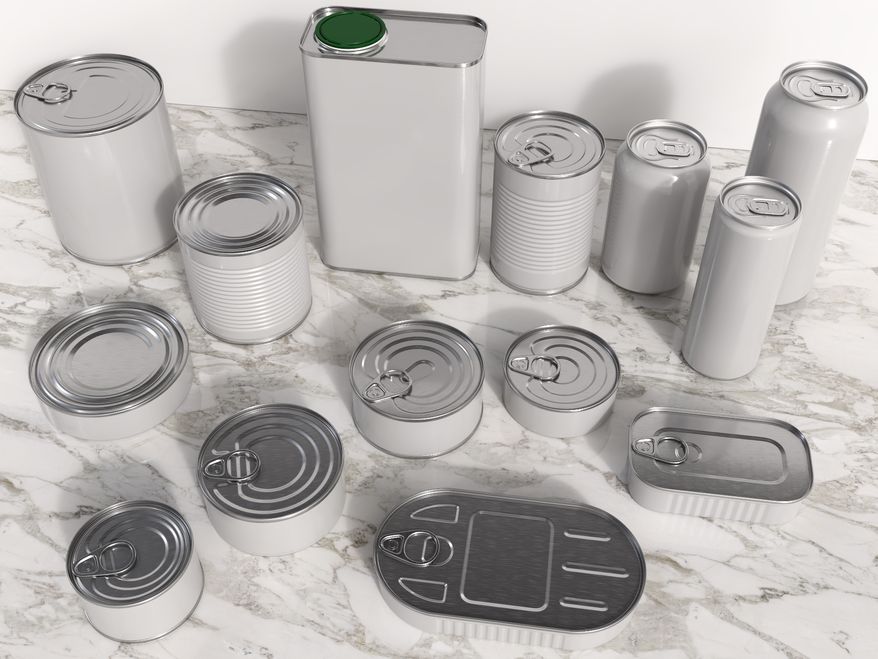 3D canned food - TurboSquid 1679603