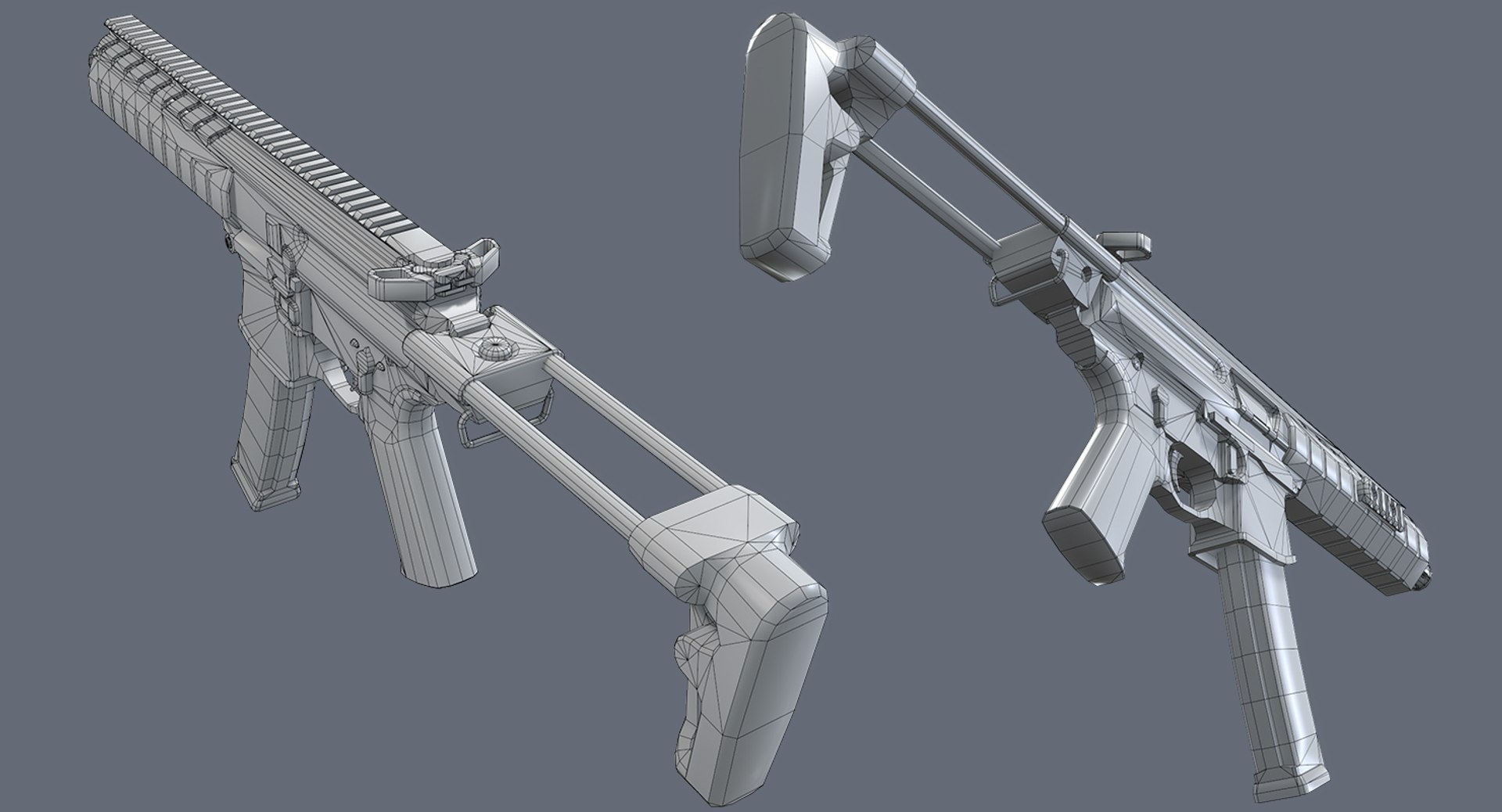 3D Sig Sauer Mpx Sbr - TurboSquid 1236267