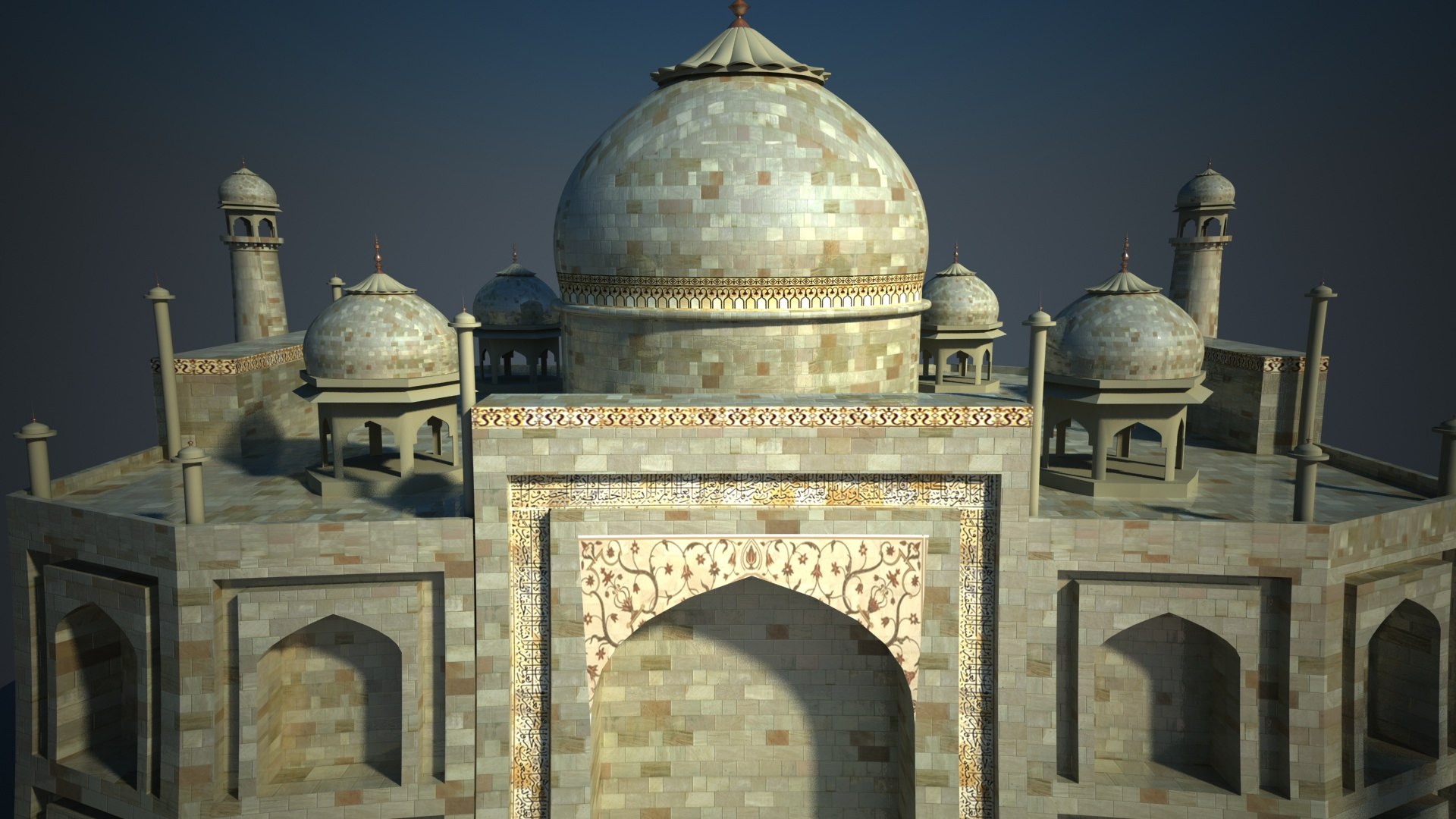 Taj Mahal 3d Model