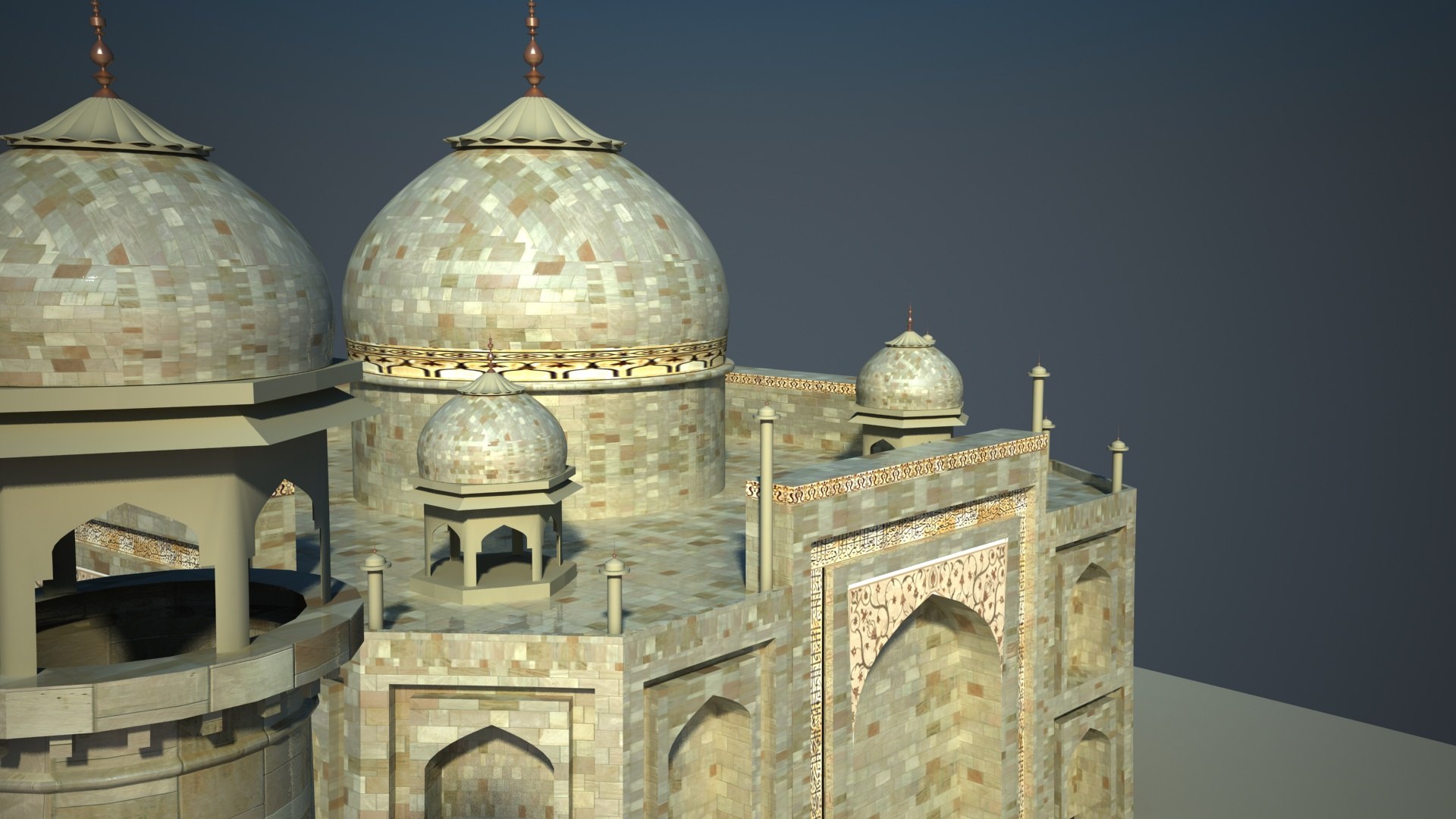 Taj Mahal 3d Model