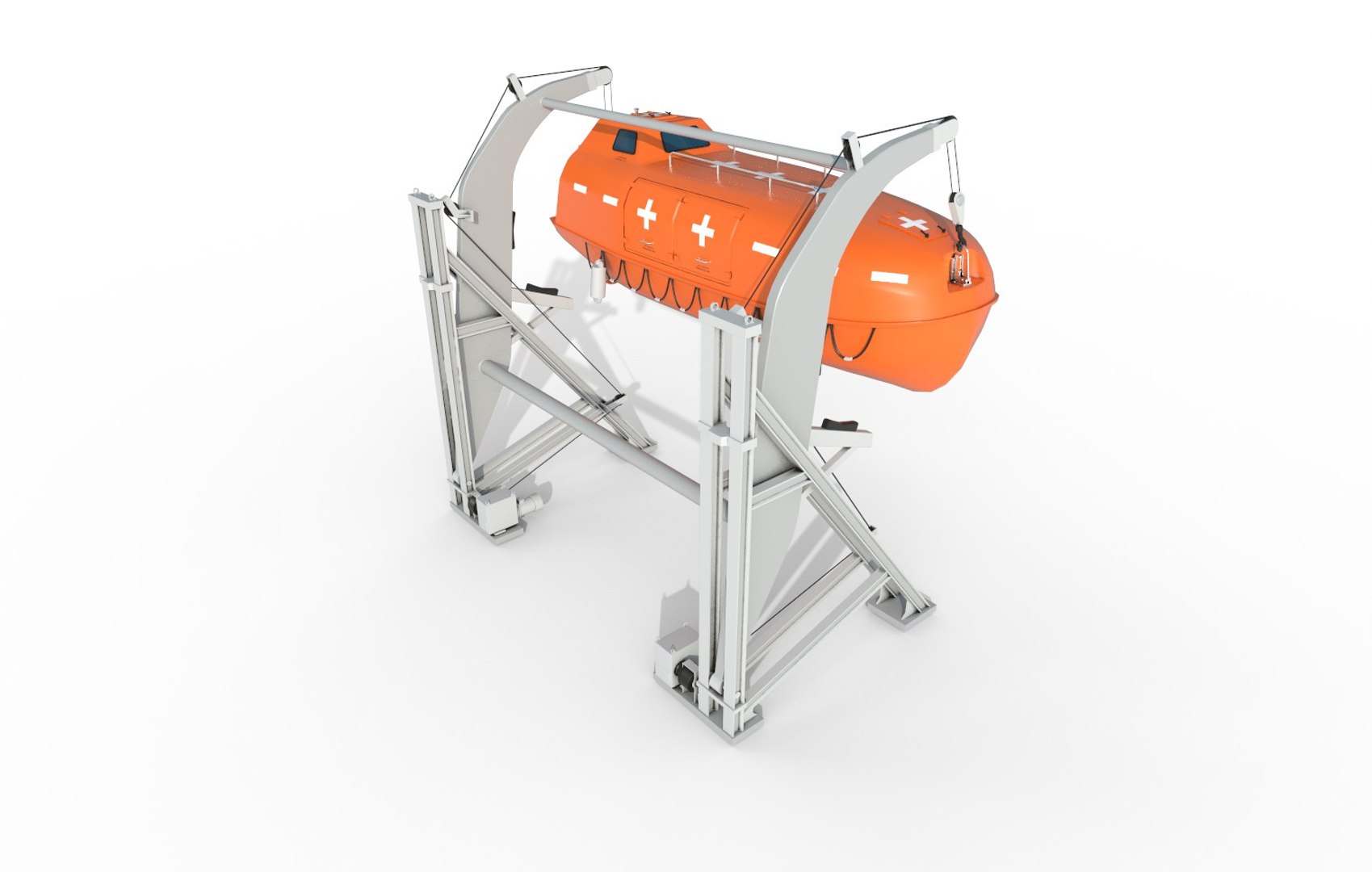 Lifeboat Boat Conventional 3D Model - TurboSquid 1532719