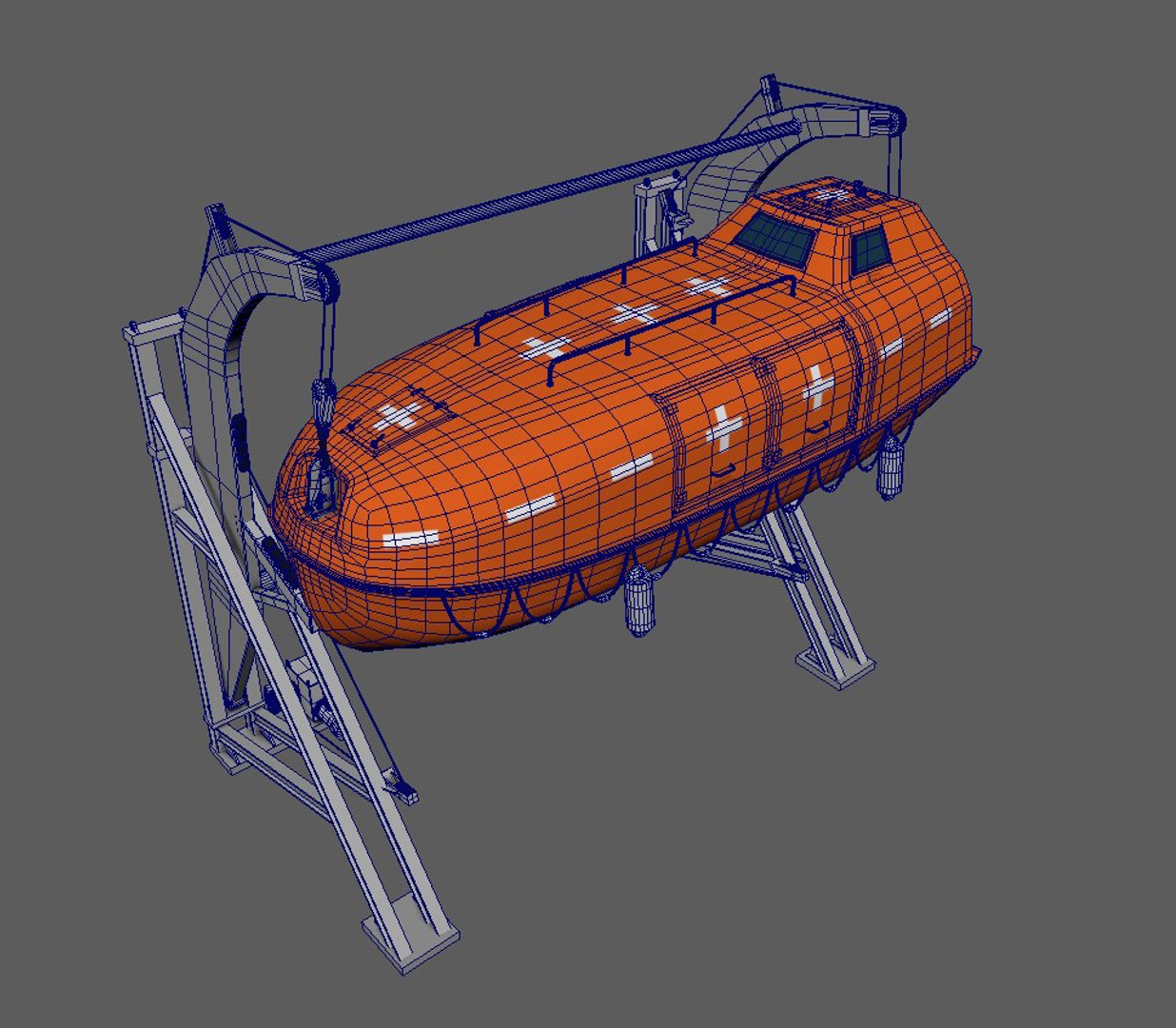 Lifeboat Boat Conventional 3D Model - TurboSquid 1532719