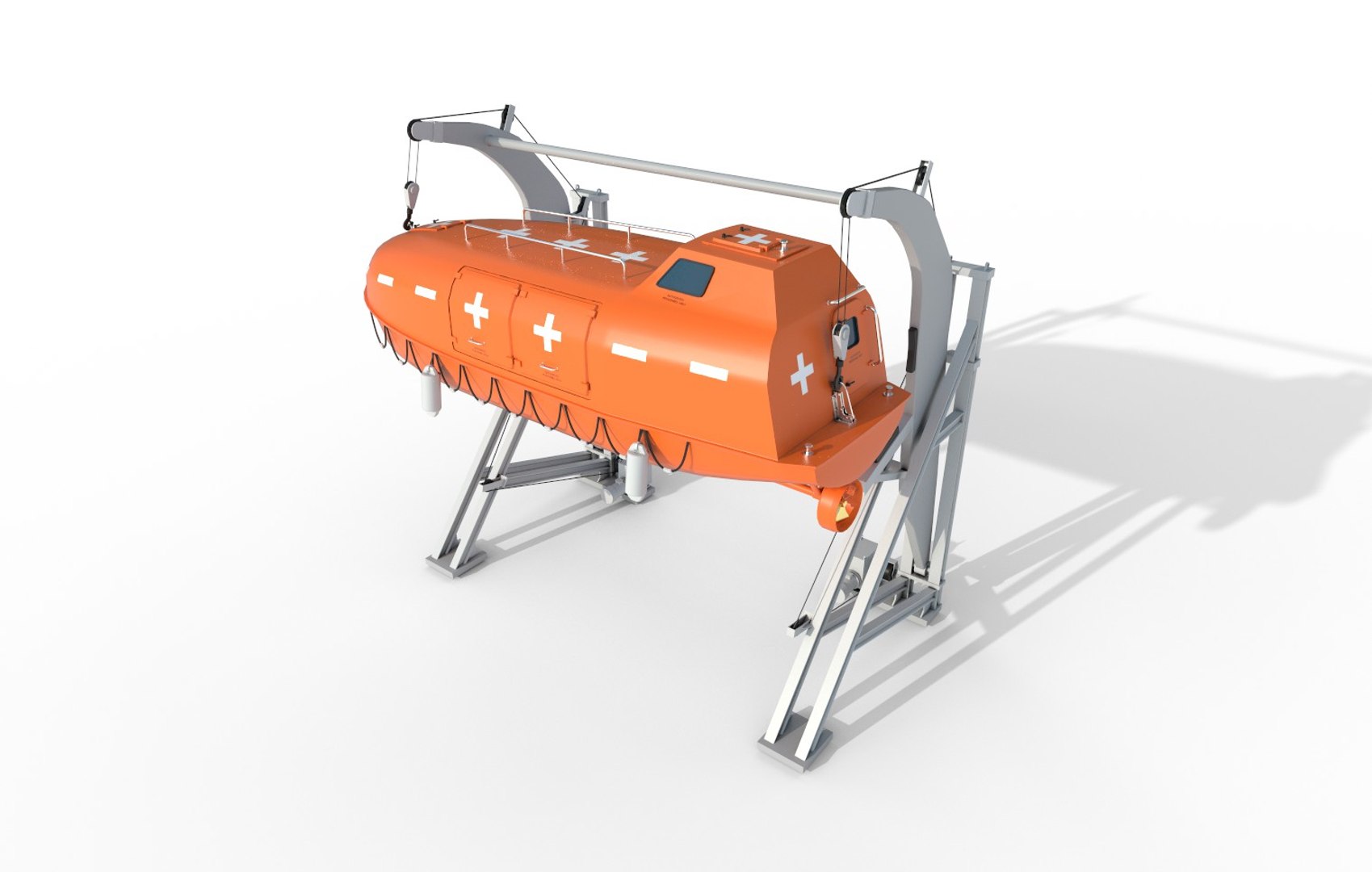 Lifeboat Boat Conventional 3D Model - TurboSquid 1532719