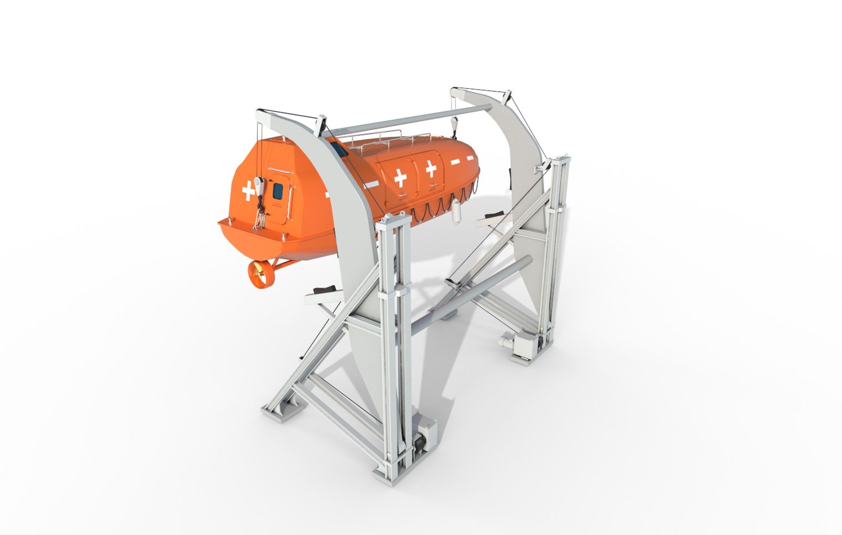 Lifeboat Boat Conventional 3D Model - TurboSquid 1532719