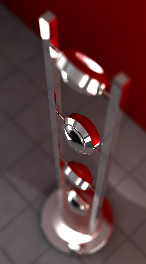 3d halogen light model