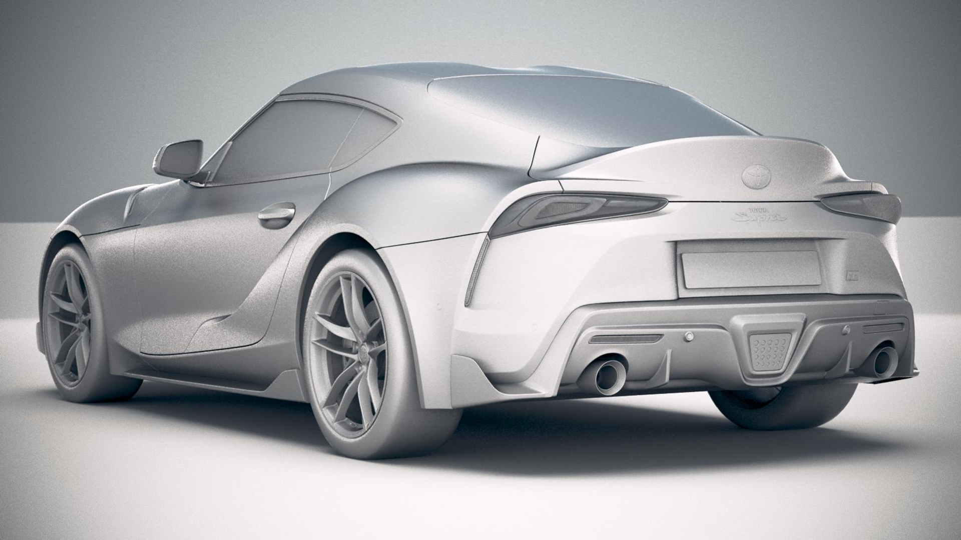 Toyota supra 2020 3D model - TurboSquid 1382129