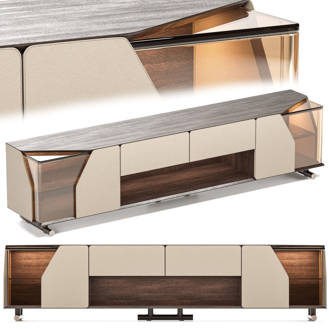 Turri Vine Mobile Tv Unit 3D - TurboSquid 2085056