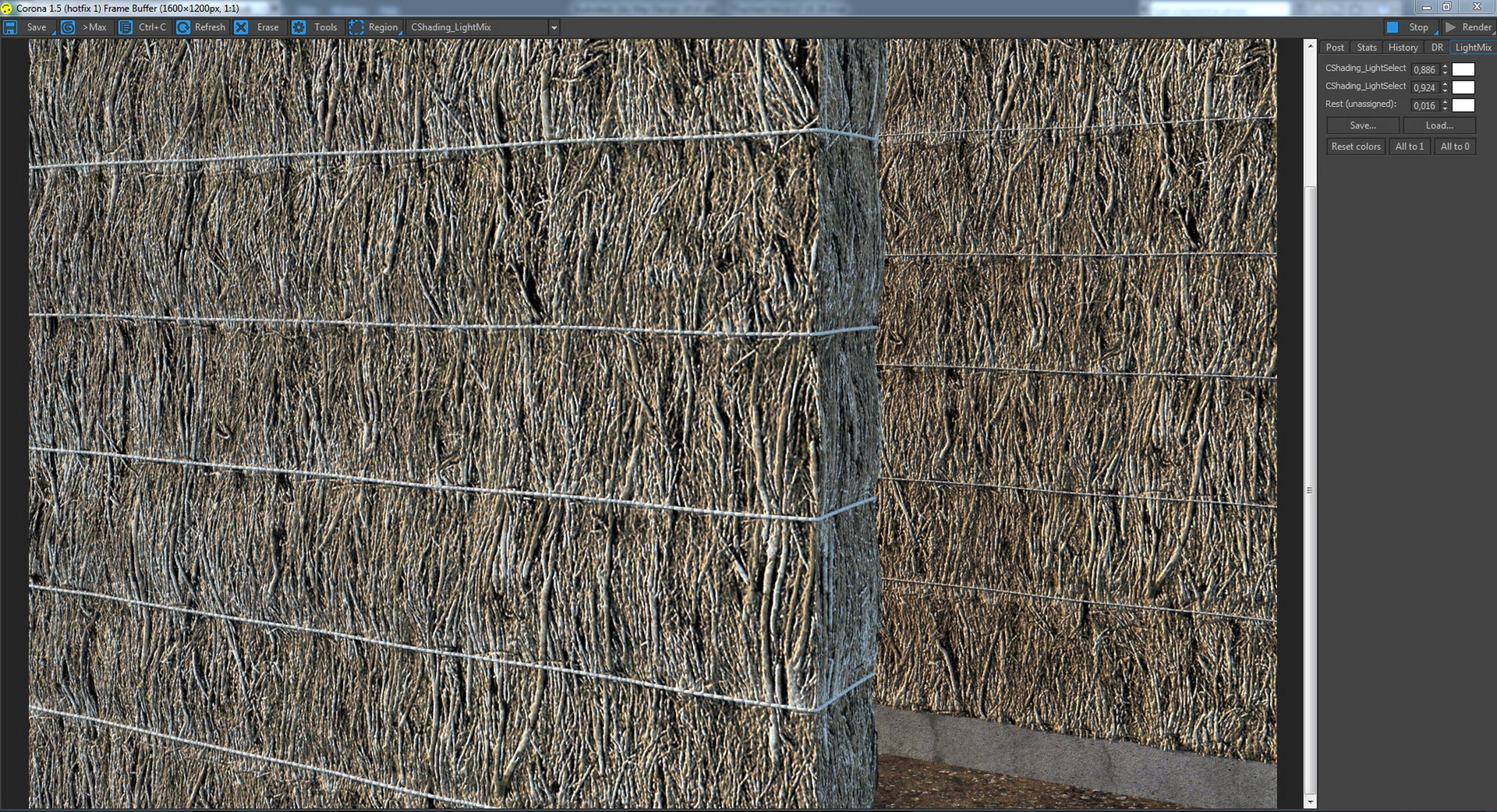 Thatched Fence 3D - TurboSquid 2042933