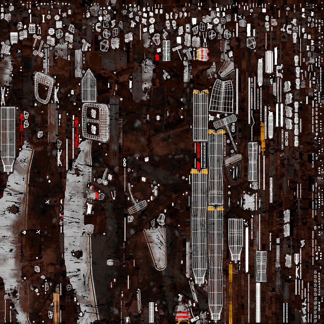 Helicopter Wreckage 3D Model - TurboSquid 2374726