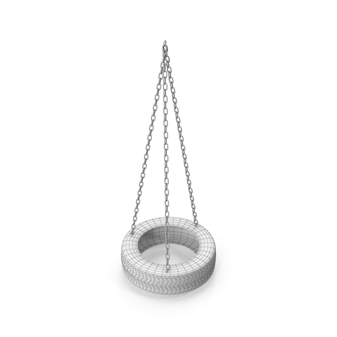 3D Hanging Tire Swing - TurboSquid 2236279